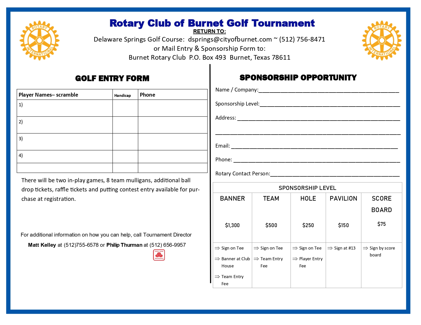 Course Guidelines - Delaware Springs Golf Course